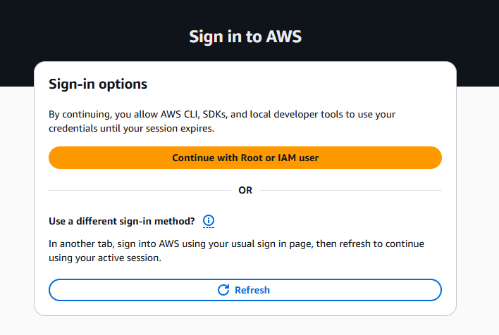 AWS CLIの新しい認証コマンド aws login を使ってみる